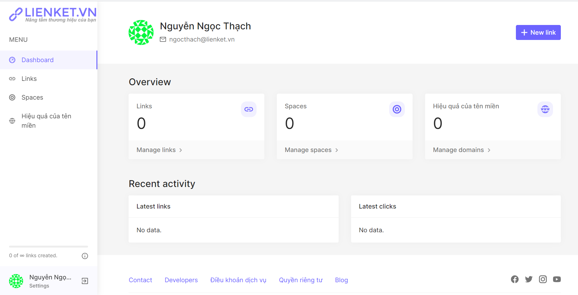 Hướng dẫn tạo tài khoản rút gọn link tại Lienket.vn - Blog - Lienket.vn